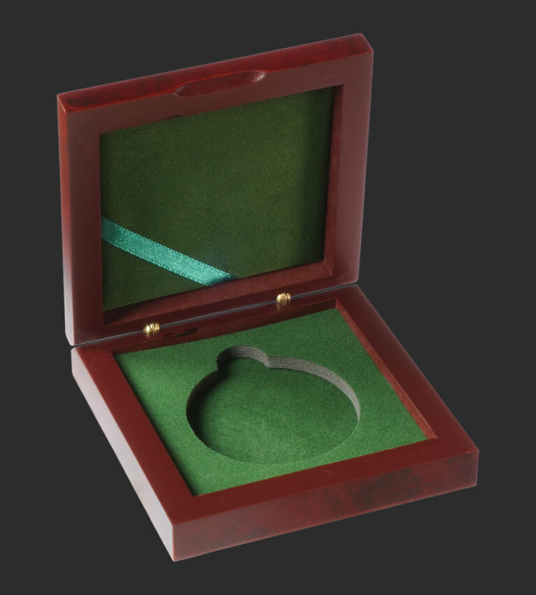 Luxury Rosewood Finish Medal Box